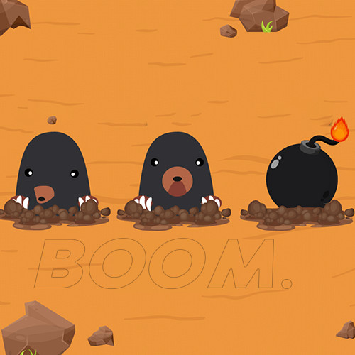 Whack A Mole - Spil nu hos BOOM!! (2025 Version)